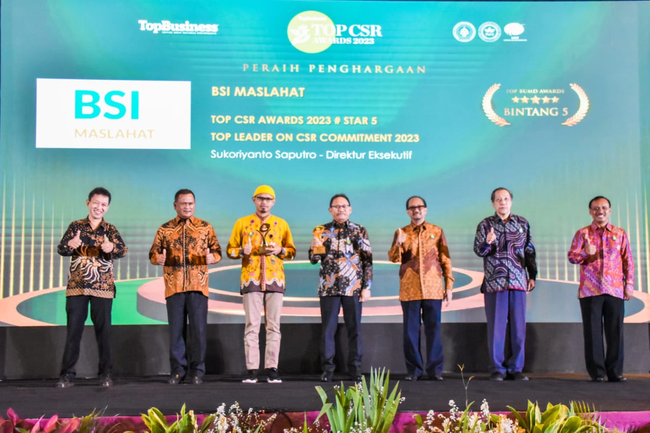BSI Maslahat Raih Penghargaan TOP CSR Award 2023 dan Menjadi Pembicara ...